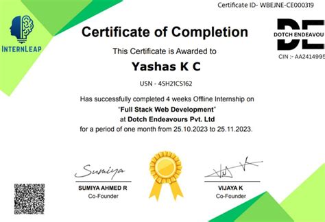 Hello 👋 Iam Very Happy To Complete The Full Stack Development Course