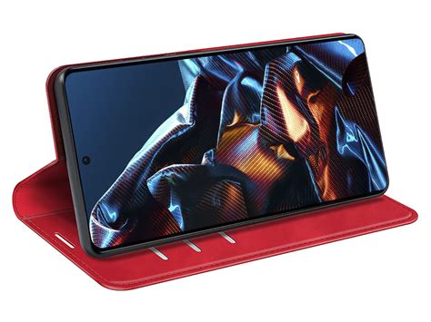 Just In Case Slim Wallet Xiaomi Poco X5 Pro Hoesje Rood