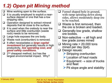 Surface Mining Planning And Design Of Open Pit Mining Pdf Geology
