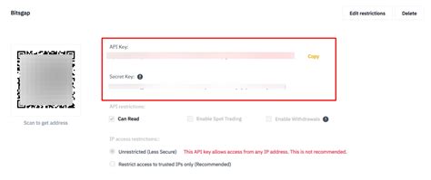 How To Create And Set Up Binanceus Api Key Bitsgap