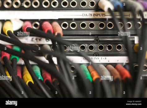 Patch Panel Stock Photos Patch Panel Stock Images Alamy