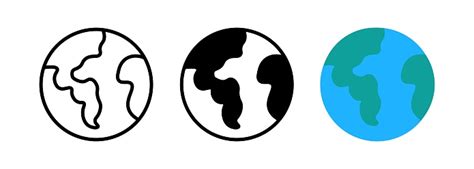 세계 행성 라인 아이콘입니다 웹 인터넷 로그인 글로벌 마케팅 기호입니다 품질 디자인 요소 편집 가능한 획 선형 스타일 세계 행성 아이콘입니다 벡터 0명에 대한 스톡 벡터