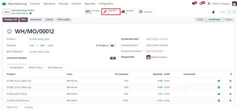 An Overview Of Multi BOM In Odoo Manufacturing