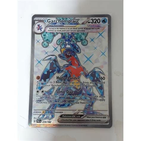 Pokemon Garchomp Ex Paradox Rift Card Shopee Singapore