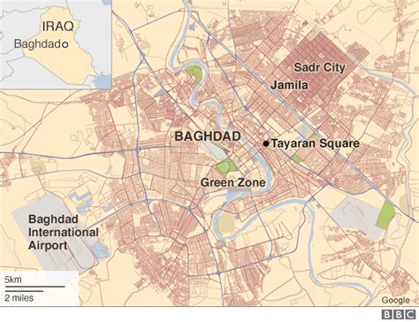 Iraq Attack Twin Suicide Bombings In Central Baghdad Kill 32 Bbc News