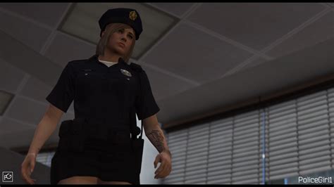 Police Girl Skin Control Gta5