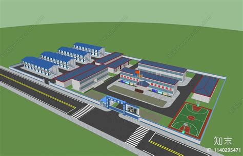 现代工业活动厂房su模型下载【id1140295471】知末su模型网