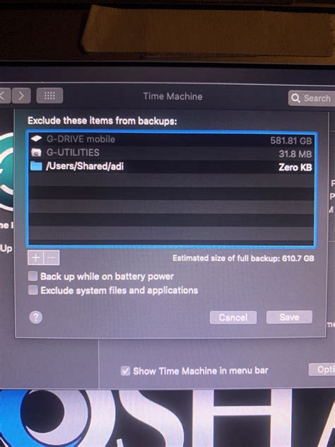 Time Machine Not Fully Backing Up Rapplehelp