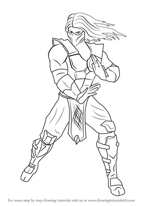 Learn How To Draw Smoke From Mortal Kombat Mortal Kombat Step By Step