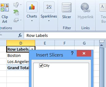 Update Excel Slicers With Macro