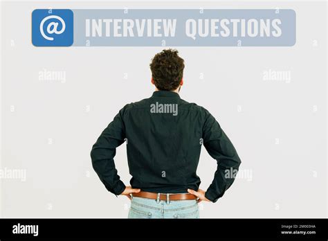 Sign Displaying Interview Questions Internet Concept Typical Topic Being Ask Or Inquire During