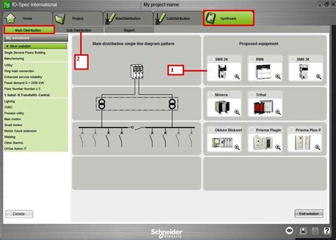 Id Spec Software For Design Of Electrical Distribution Architecture