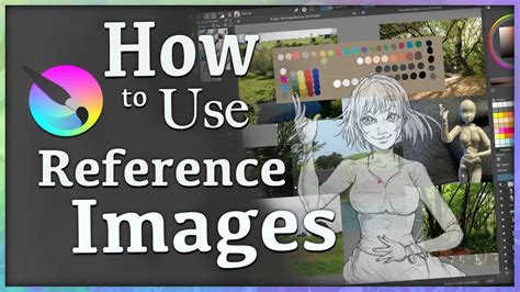 Great Ways To Use The References Tool In Krita How To Use Reference Image Tool Youtube