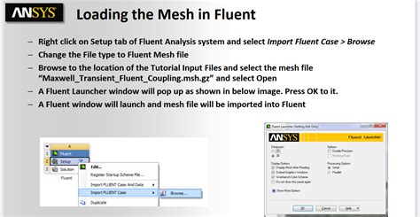 Case File For Ansys Fluent Maxwell Coupling
