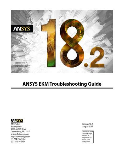 ansys ekm troubleshooting guide 18 2 pdf computer file computer