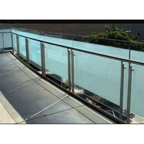 Stainless Steel Glass Railing At Rs 1000feet Stainless Steel Glass