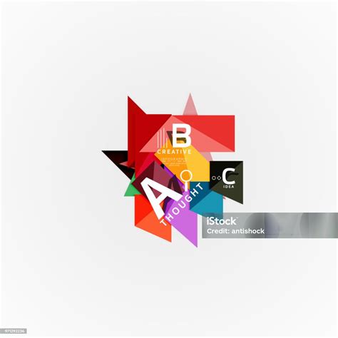 Paper Option Steps Diagram Infographic Layout Stock Illustration