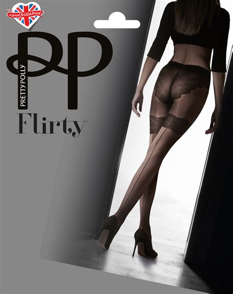 Pretty Polly Backseam Tights With Body Detail