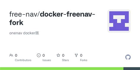 Github Free Nav Docker Freenav Fork Onenav Docker