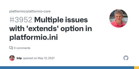 Multiple Issues With Extends Option In I · Issue 3952