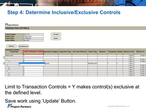 Maintain Transaction Controls For Oracle Ebs Projects Using A Single Ms