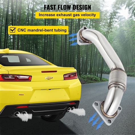 Bolt On Passenger Side Up Pipe W Gaskets For LB7 LLY LBZ LMM LML 6 6L