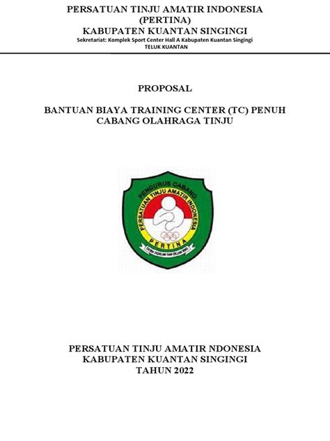 Proposal Tc Tinju Pdf