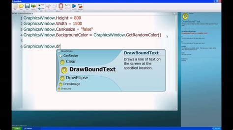 Small Basic 201 Coordinates And Drawing Youtube