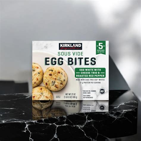 Kirkland Signature Egg White With Cheese Trio And Peppers Egg Bites 10