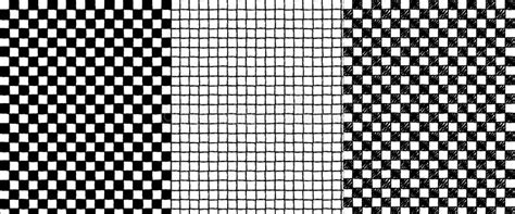 Set Of Cell Patterns Seamless Pattern Popular Grid Pattern Stock