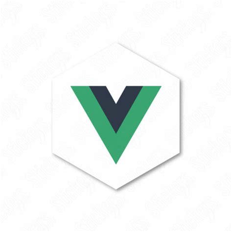 Vue Js Hexa Sticker Adesivo Stickers Devs