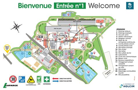 Plan De Circulation Site Industriel Un Panneau