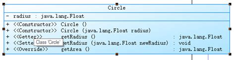 Powerdesigner绘制类图时添加getter、setter、构造器（constructor）及重写（override）的方法