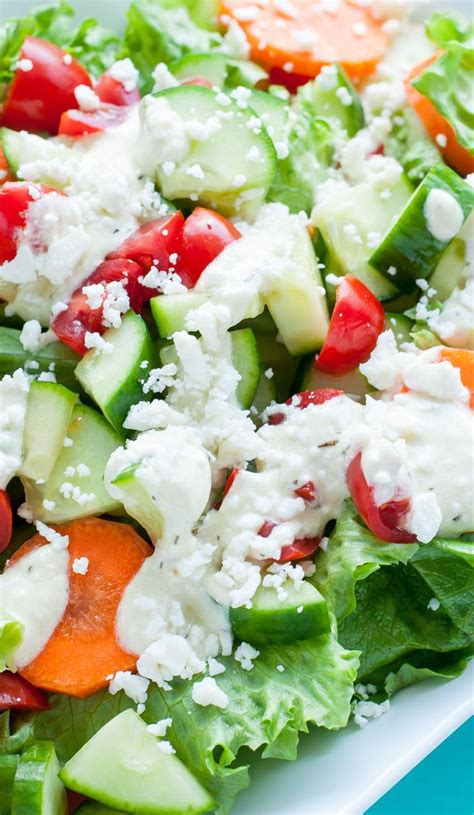 Creamy Greek Yogurt Feta Dressing Recipe Peas And Crayons Recipe