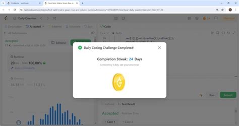 Khushi Saini On Linkedin 100daysofcodingchallenge Leetcode Dailyquestion Geeksforgeeks