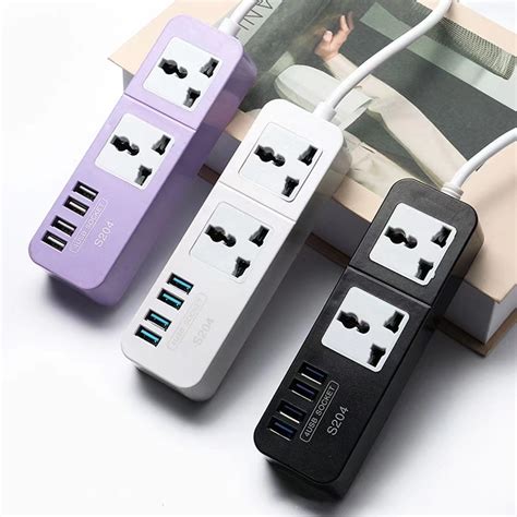 power socket extension moveable multi function socket with usb charging