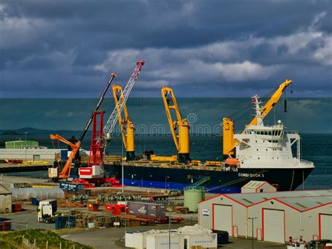 The Heavy Load Carrier Combi Dock 1 Unloading Wind Turbine Support
