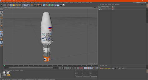 Soyuz 2 Rocket Stage 3 3d Model 49 3ds Blend C4d Fbx Max Ma