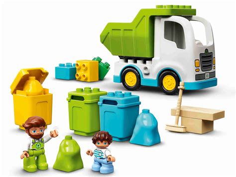 Lego Duplo M Llabfuhr Und Wertstoffhof M Llauto Wertstofftonnen Lobigo De Spielzeug