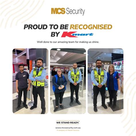 Mcs Security On Linkedin Mcssecurity Customerfeedback Kmart Security Vibrant Westandready