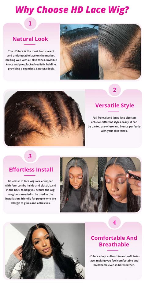 Pre Plucked 13x6 Lace Front Wigs Straight Human Hair Tinashehair