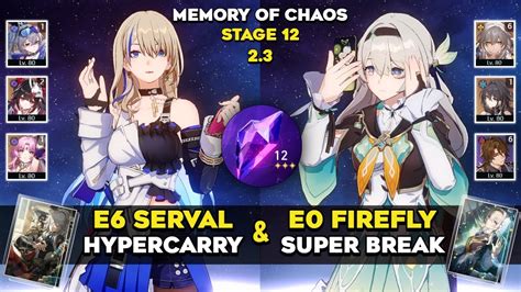 E6 Serval Hypercarry And E0s1 Firefly Super Break Moc 12 V2 3 Honkai