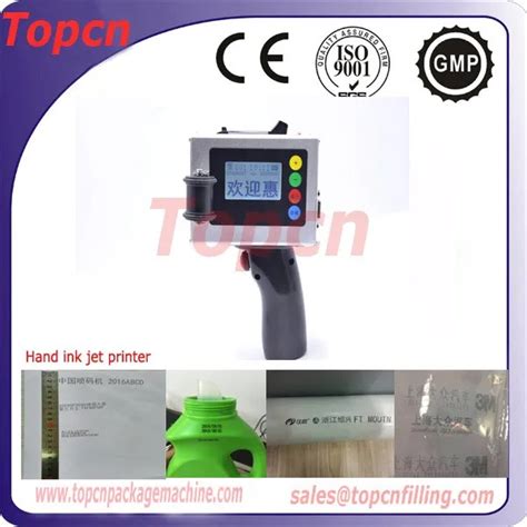 Mini Portable Handheld Inkjet Printer And Manual Ink Jet Printer Hand
