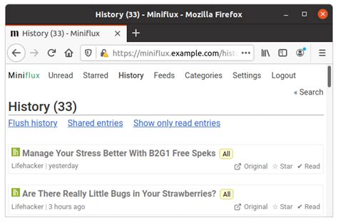 Better Feed Management · Issue 668 · Minifluxv2 · Github
