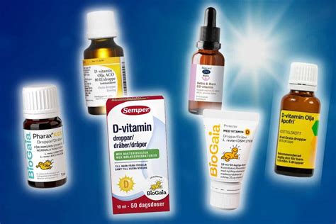 Bästa D Vitamin Droppar För Bebis 2025 Viktig Vitamin För Spädbarn