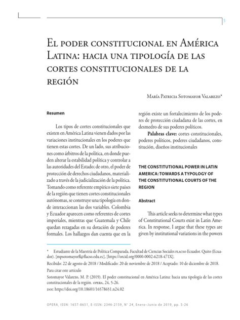 Cortes Constitucionales En Latinoamérica Descargar Gratis Pdf