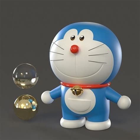 3d Model Doraemon 3d Model Cartoon Character 3d Model Vr Ar Low Poly Cgtrader