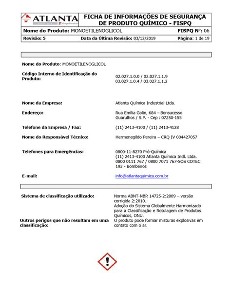 Fispq Monoetilenoglicol Meg Pdf