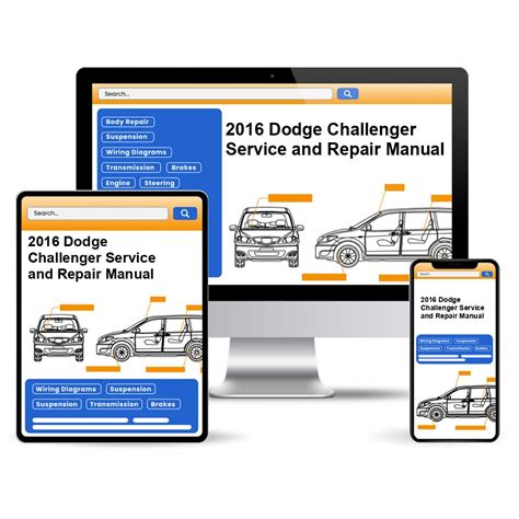 2016 Dodge Challenger Service And Repair Manual