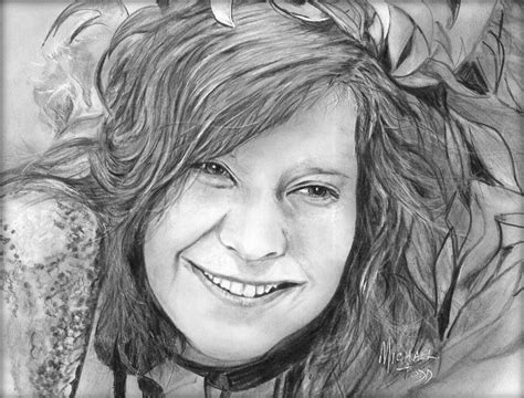 Janis Joplin Drawing At Explore Collection Of